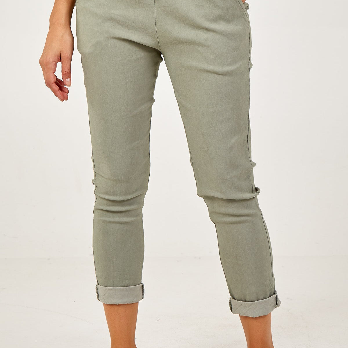 Magic Plain Super Stretch Crushed Trousers – WearAll