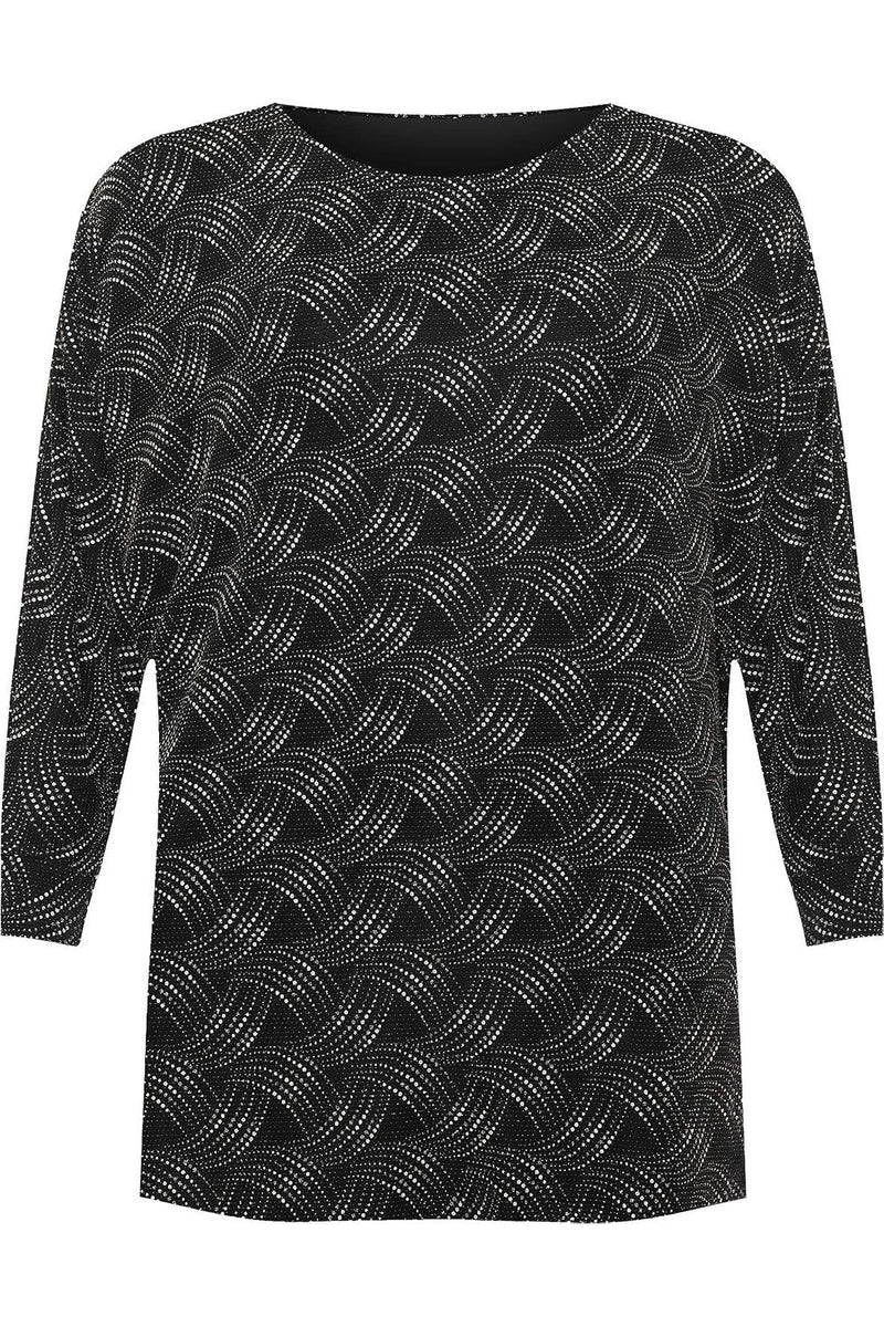Plus Size Lurex Sparkle Batwing Top – WearAll